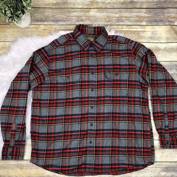 Shirts | Eddie Bauer Plaid Flannel Long Sleeve Size Xl | Poshmark